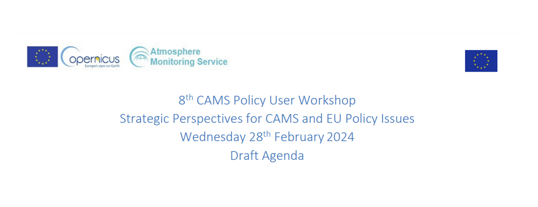 [Atelier] Atelier pour décideurs du Service Copernicus de Surveillance de l’Atmosphère et ...